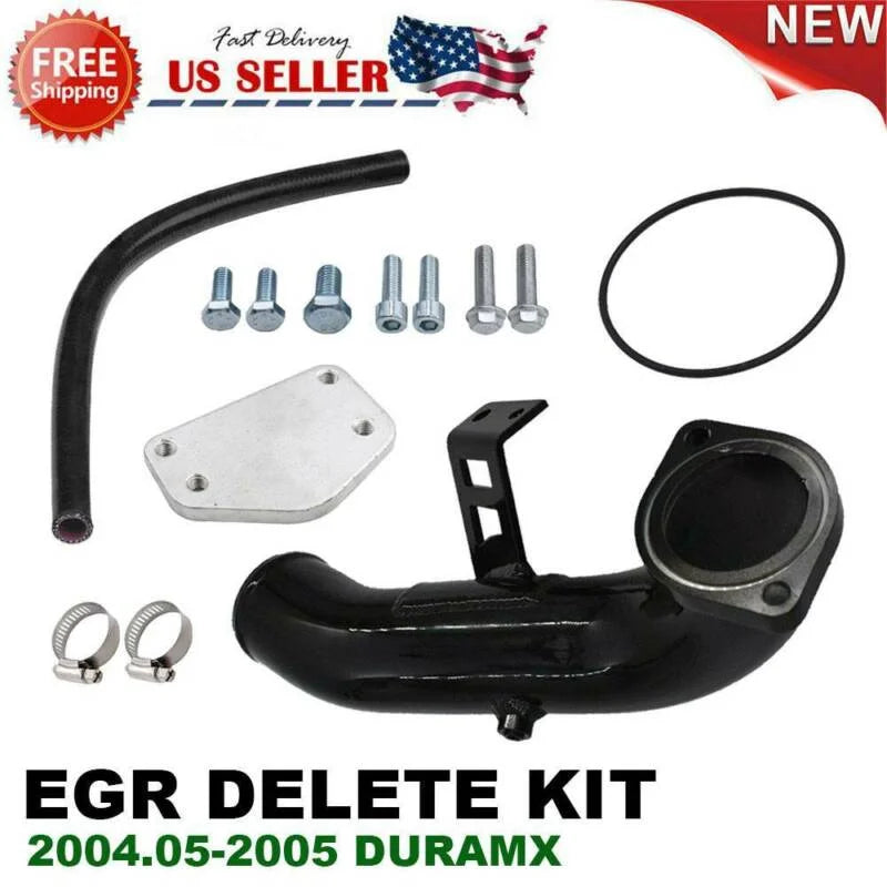 EGR Delete & High Flow Intake Elbow For 6.6L Chevy GMC Duramax Diesel ...